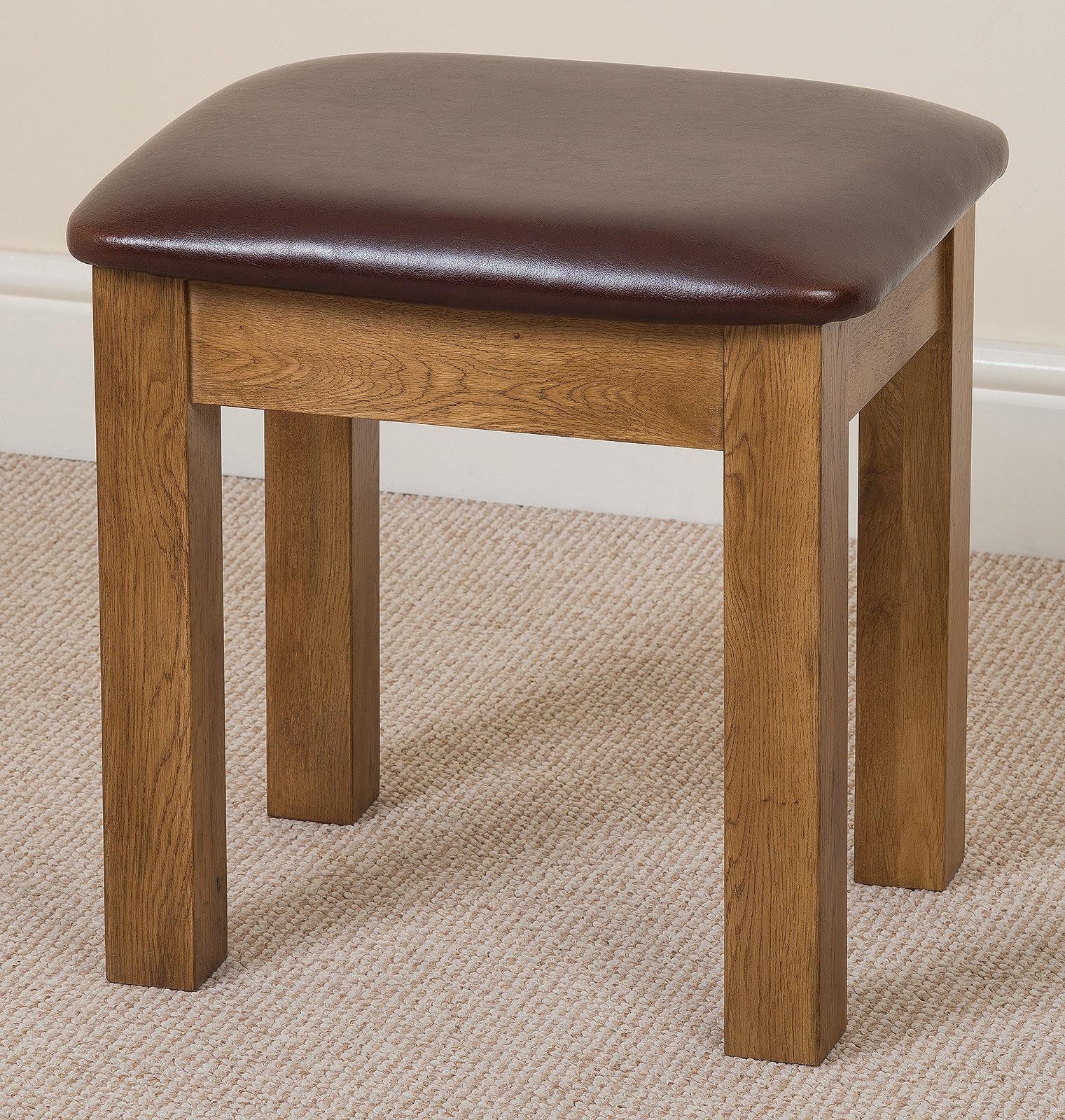 Cotswold Oak Stool I Modern Furniture Direct